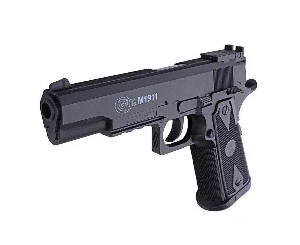 Страйкбольний пістолет Cybergun SA Colt 1911 Rail Gun NBB CO2 кал. 6 мм ...
